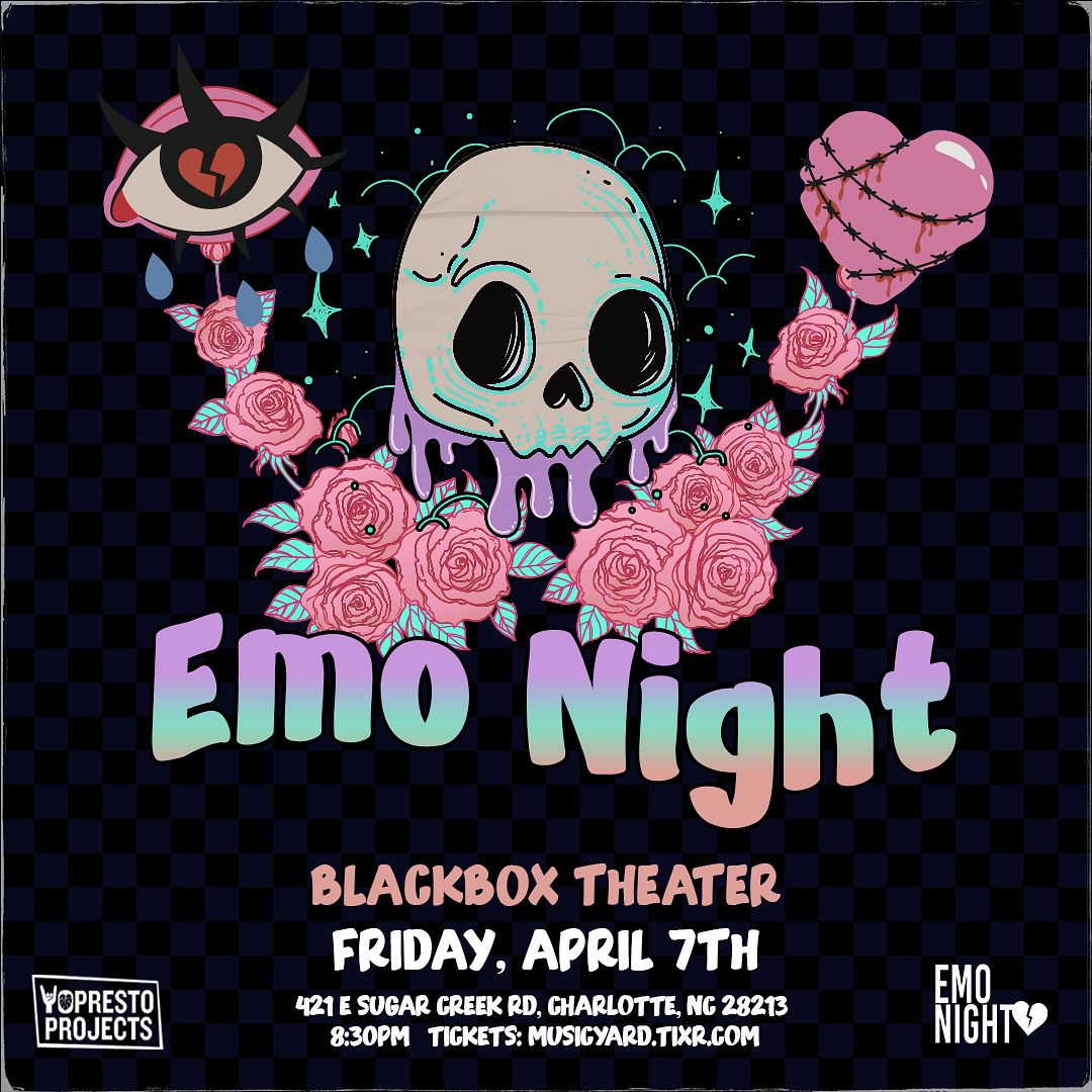 EMO NIGHT @ Blackbox Theater Tickets at Blackbox Theatre in Charlotte ...