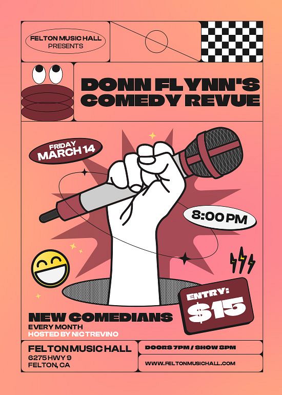 Don Flynn's Comedy Revue | Fully Seated Tickets at Felton Music Hall in ...