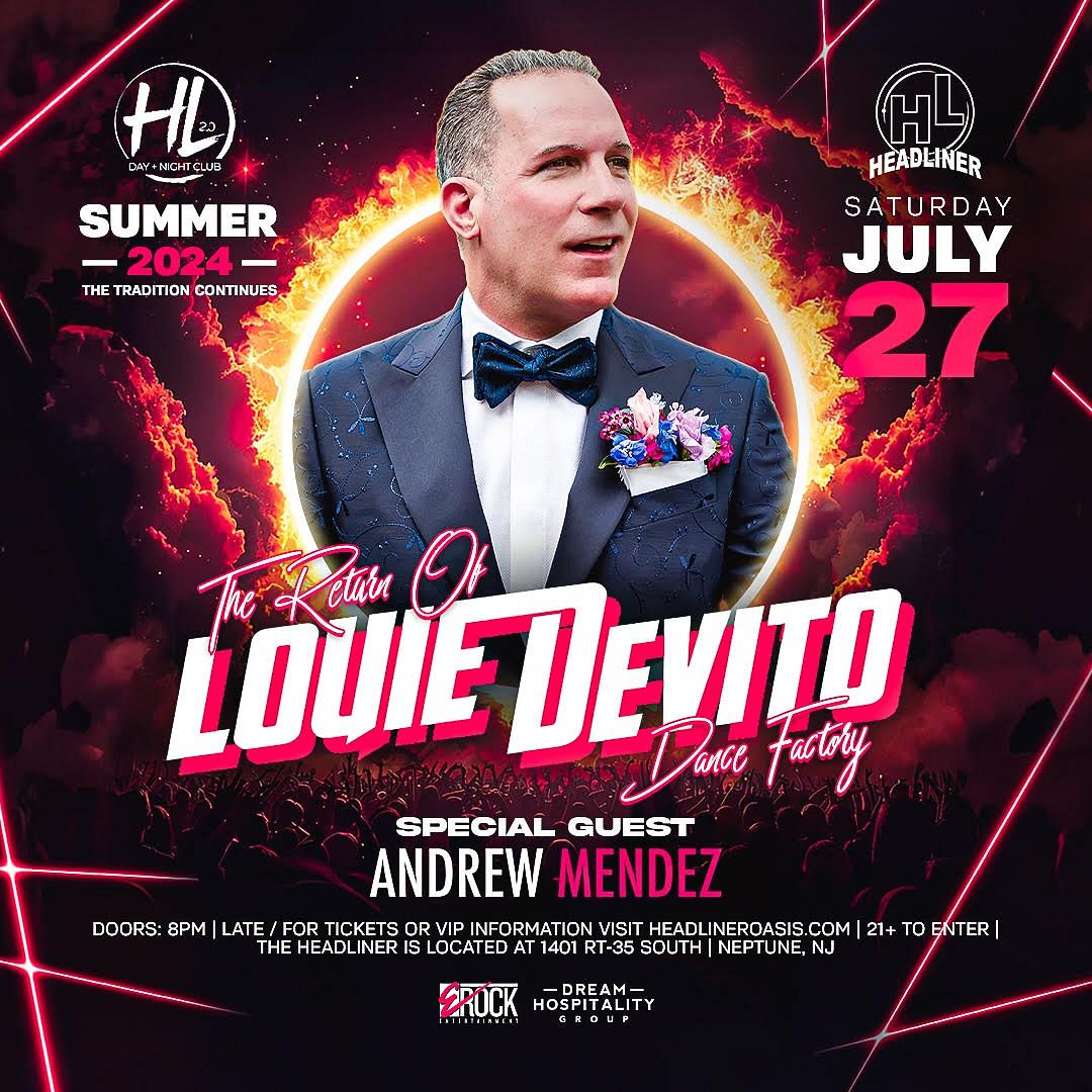 Headliner: Louie Devito's Dance Factory Tickets at Headliner Oasis in Neptune City by The ...