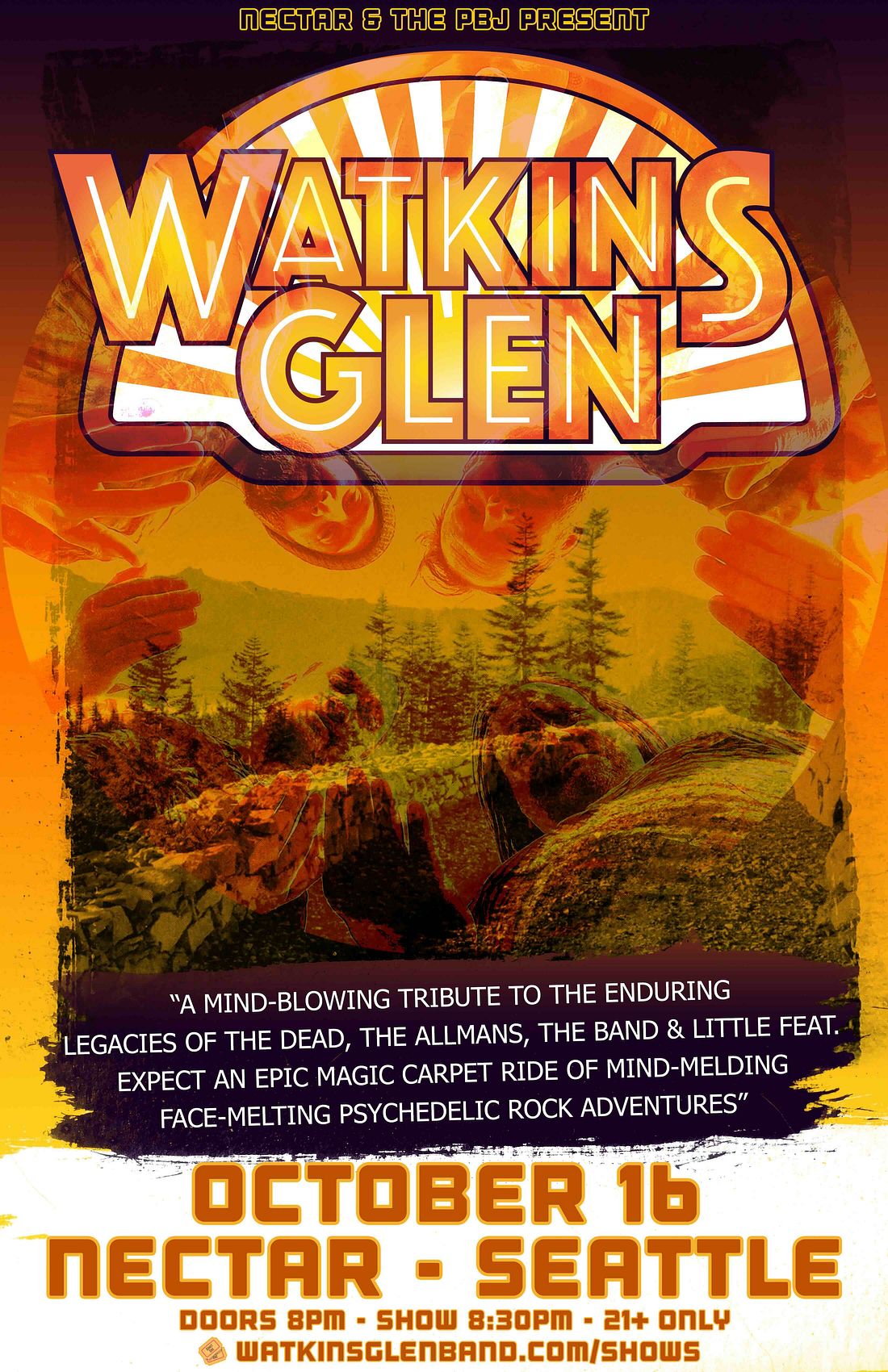 WATKINS GLEN (2 sets) Tickets at Nectar Lounge in Seattle by Nectar Lounge | Tixr