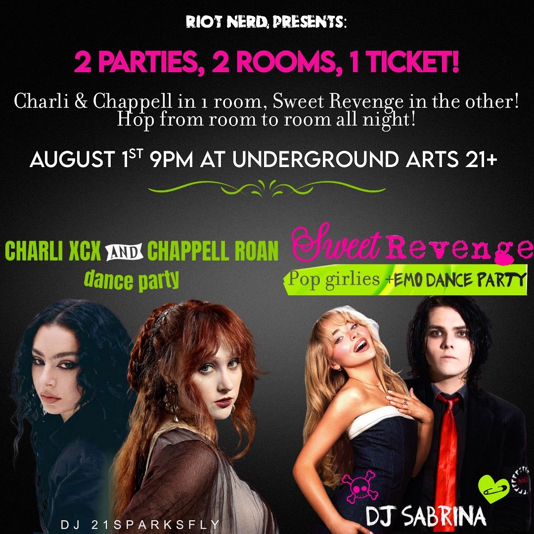 Charli XCX & Chappell Roan AND Sweet Revenge: Pop Girlies + Emo Dance Parties Tickets at ...