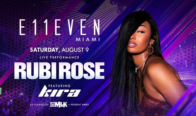 RUBI ROSE LIVE Tickets at E11EVEN Miami in Miami by 11 Miami | Tixr