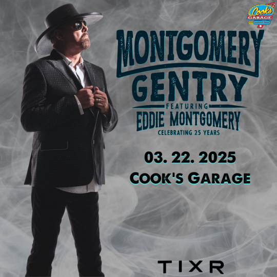 Eddie Montgomery Tickets at The Bus Barn at Cooks Garage in Lubbock by Cooks Garage | Tixr