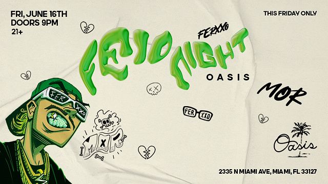 Ferxxo Nitro Jam Official After Party Tickets at Oasis Wynwood in Miami ...