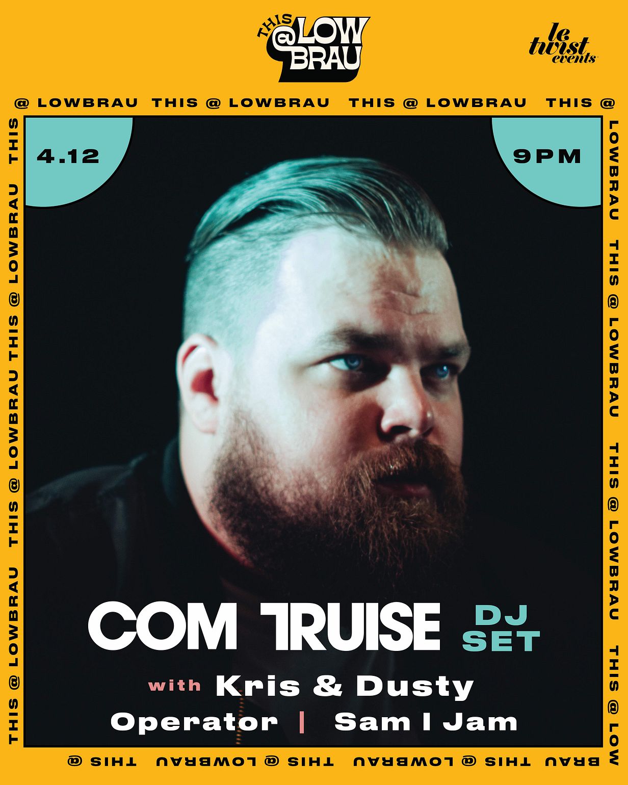 Com Truise (DJ Set) with Kris and Dusty Tickets at LowBrau in ...