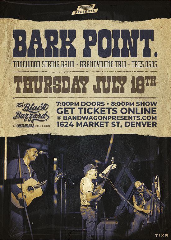 Bark Point., Tonewood, Brandywine Trio, Tres Osos Tickets at The Black ...