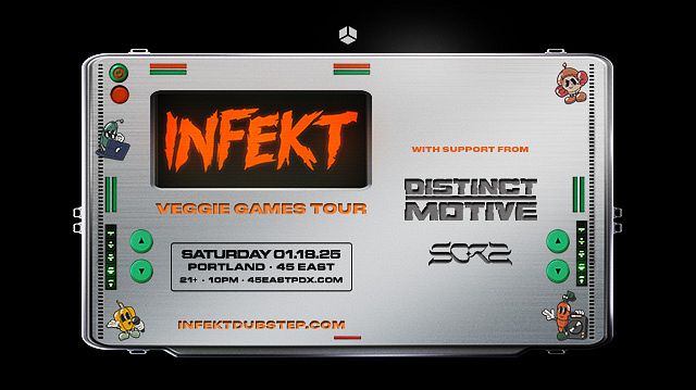 INFEKT: Veggie Games Tour 2025 Tickets at 45 East in Portland by 45 ...