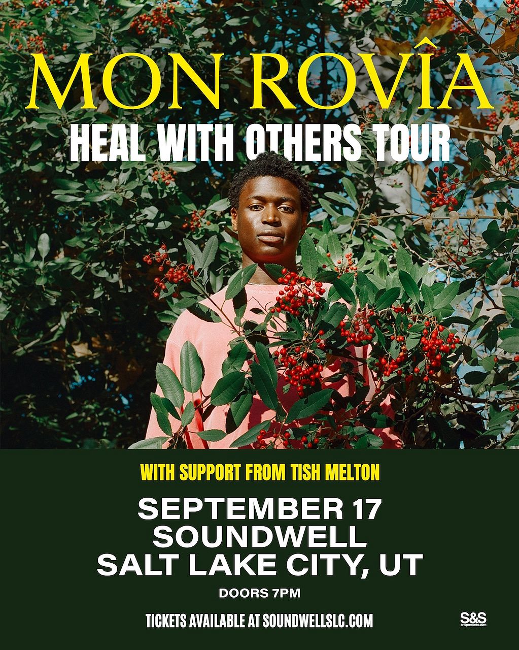 Mon Rovîa at Soundwell Tickets at Soundwell in Salt Lake City by ...