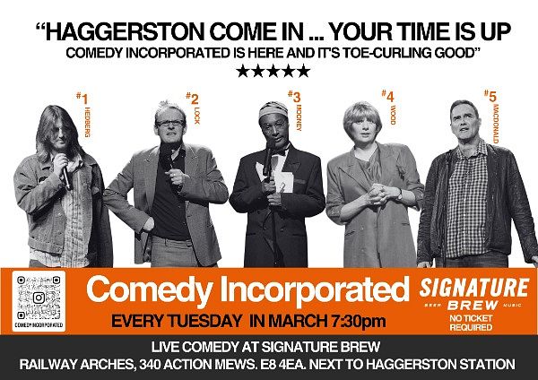 Comedy Incorporated Tickets at Signature Brew Haggerston in Haggerston ...
