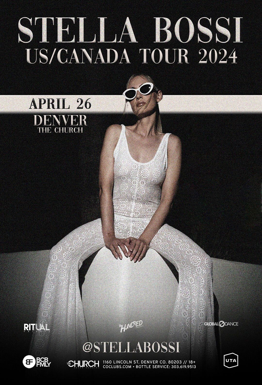 Stella Bossi Tickets at The Church Nightclub in Denver by The Church ...