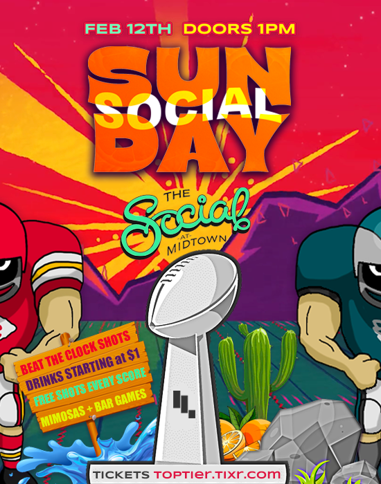 Sunday Social Rooftop: Super Bowl Edition! Tickets at The Social at ...