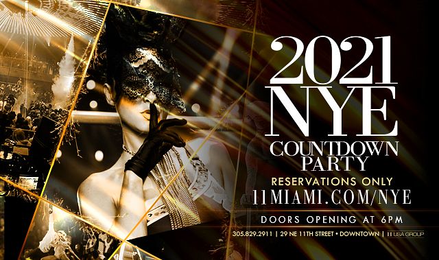 2021 NYE Countdown Party Tickets at E11EVEN Miami in Miami by 11 Miami ...