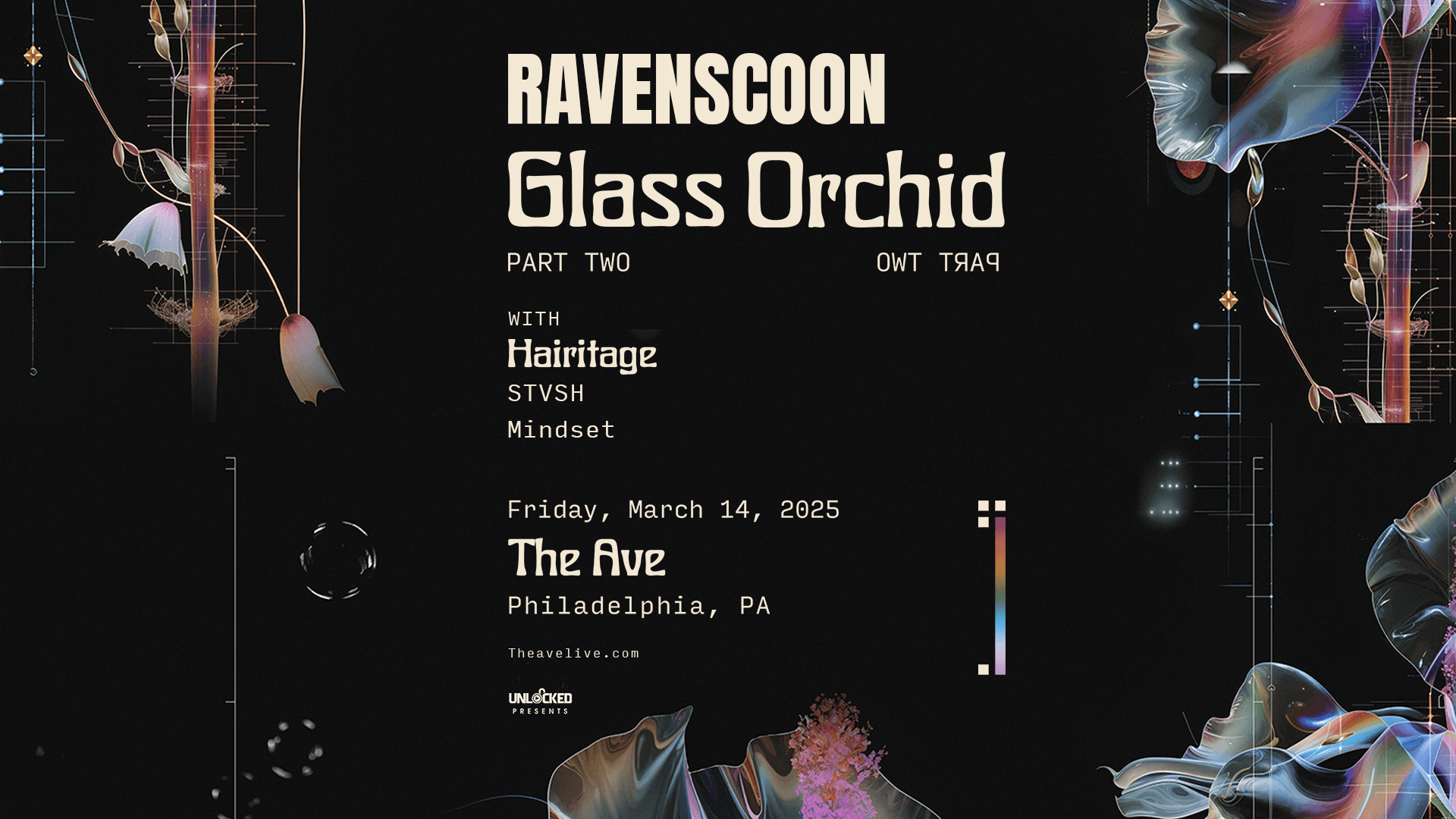 RAVENSCOON Glass Orchid Tour - Part Two Tickets at The Ave Live in ...