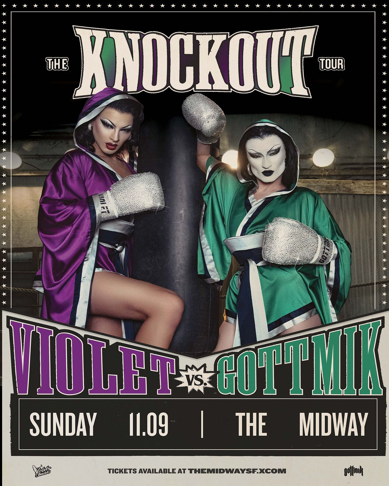 THE KNOCKOUT TOUR: VIOLET VS GOTTMIK Tickets at The Midway in San ...