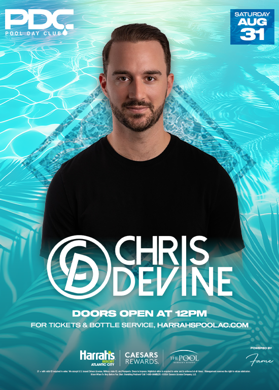 CHRIS DEVINE at The Pool Day Club Tickets at The Pool at Harrah's ...