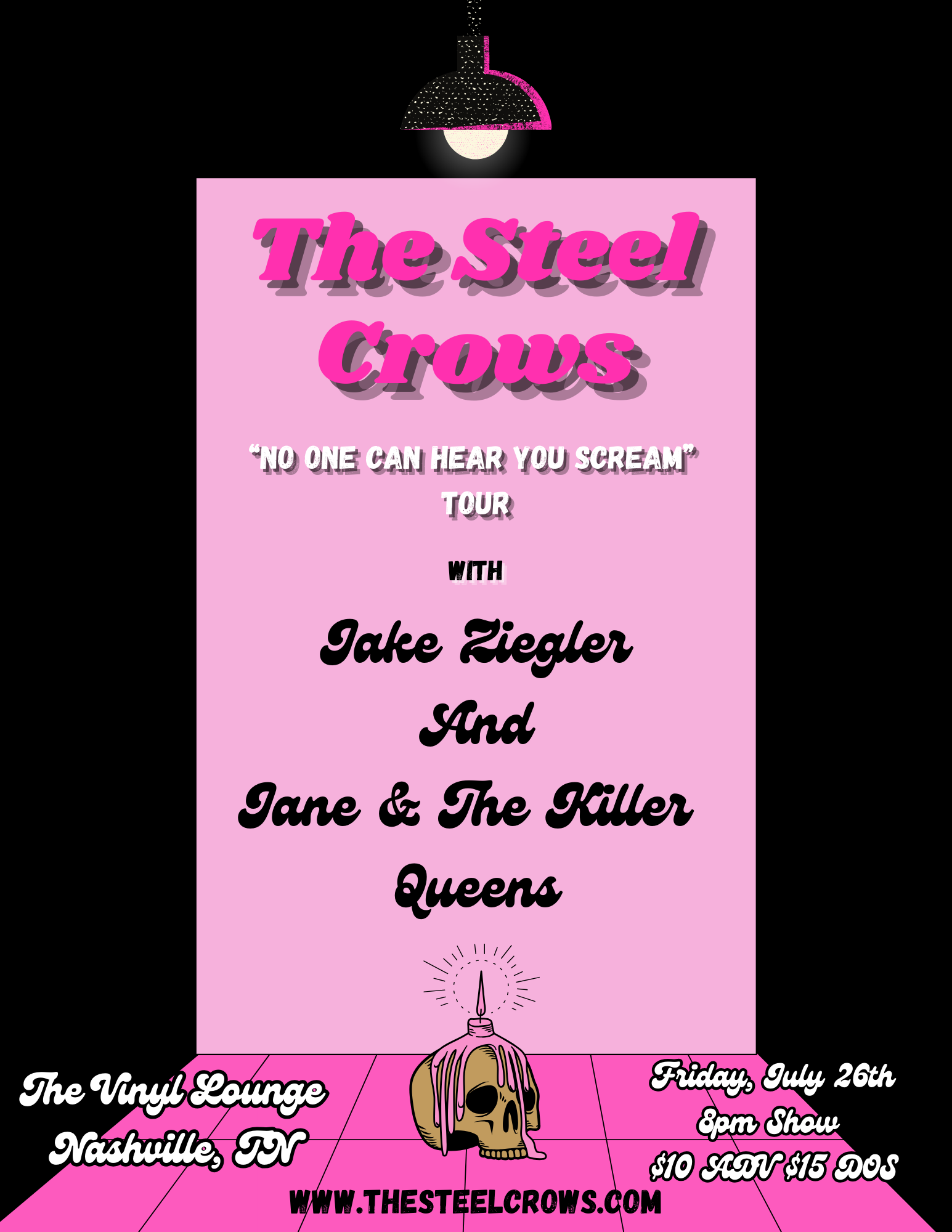 The Steel Crows Tickets at The Vinyl Lounge in Nashville by The Vinyl ...
