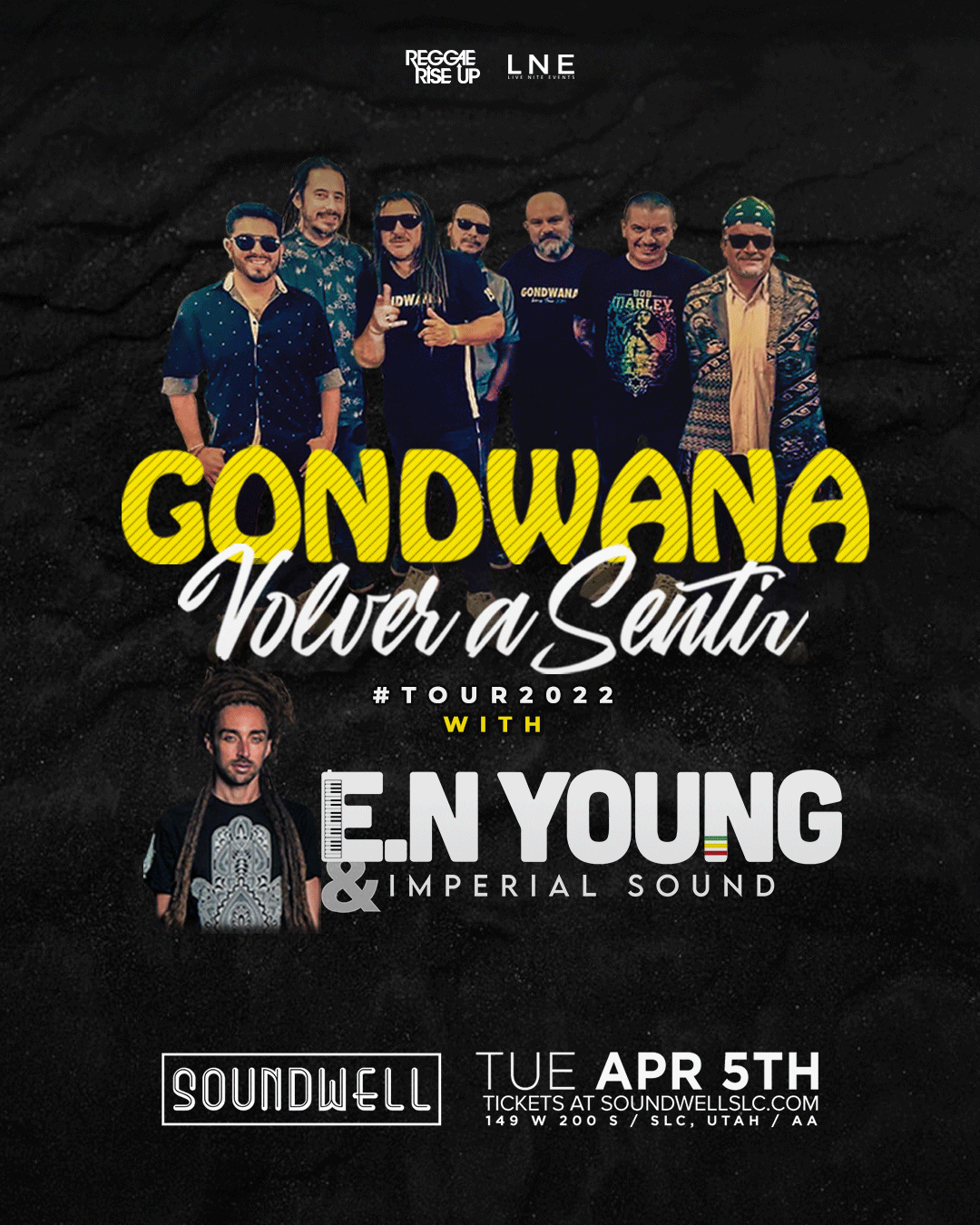 NEW VENUE: Gondwana at Soundwell Tickets at Soundwell in Salt Lake City ...