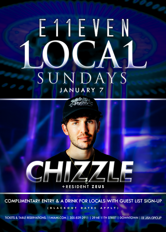 CHIZZLE Tickets at E11EVEN Miami in Miami by 11 Miami | Tixr
