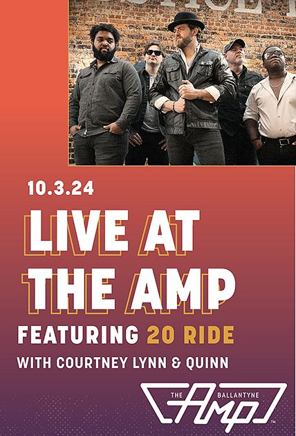 LIVE AT THE AMP FEATURING 20 RIDE Tickets at The Amp Ballantyne in ...
