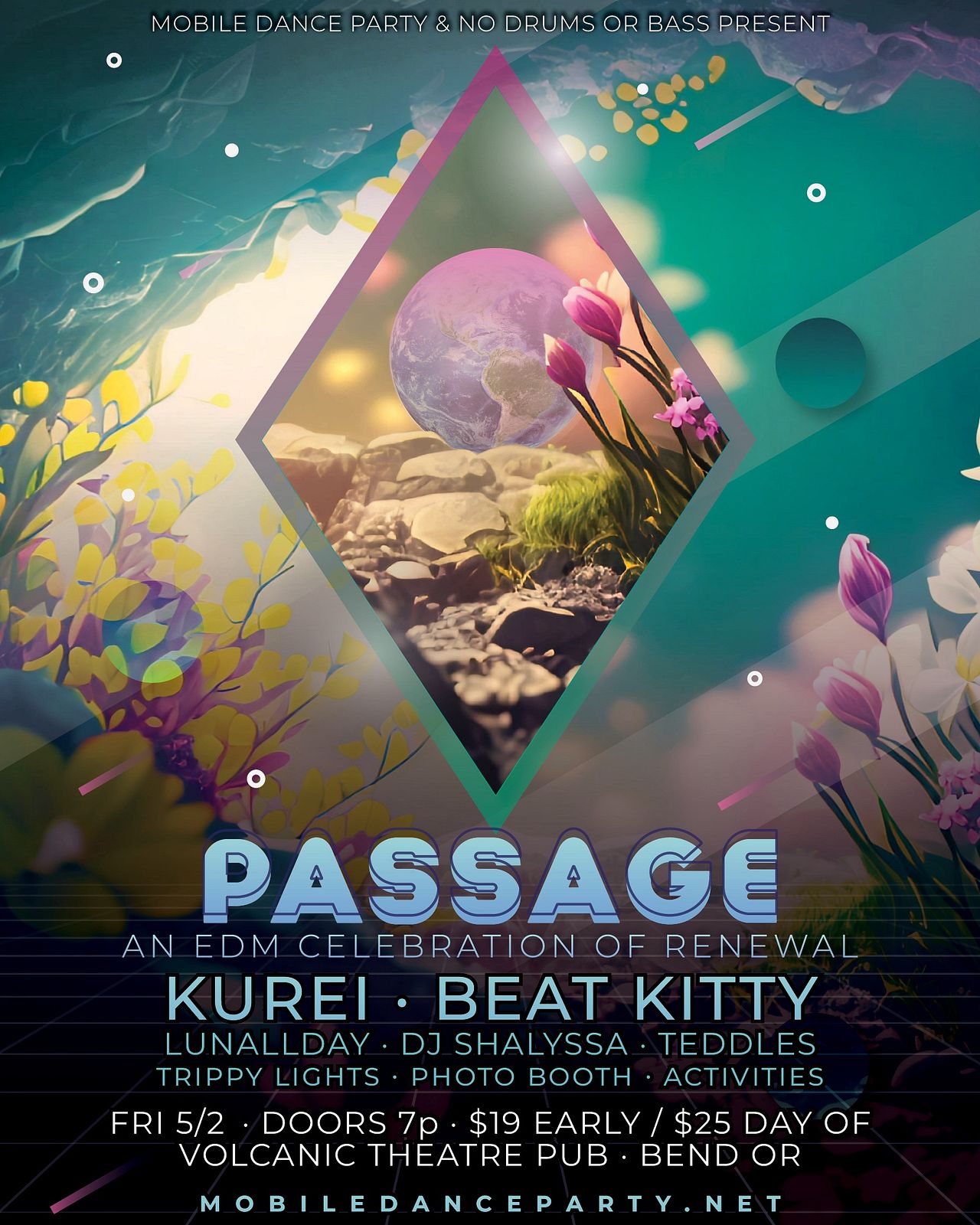 Passage w/ Kurei & Beat Kitty Tickets at Volcanic Theater Pub in Bend ...