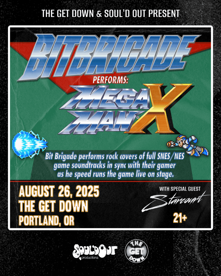 Bit Brigade Performs "Mega Man X" LIVE Tickets at The Get Down in ...