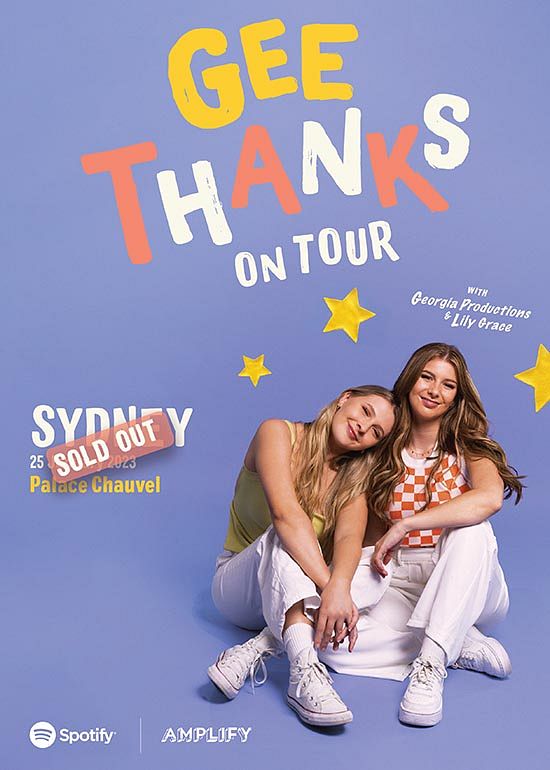 Gee Thanks On Tour - SYDNEY Tickets at The Chauvel in Paddington by ...
