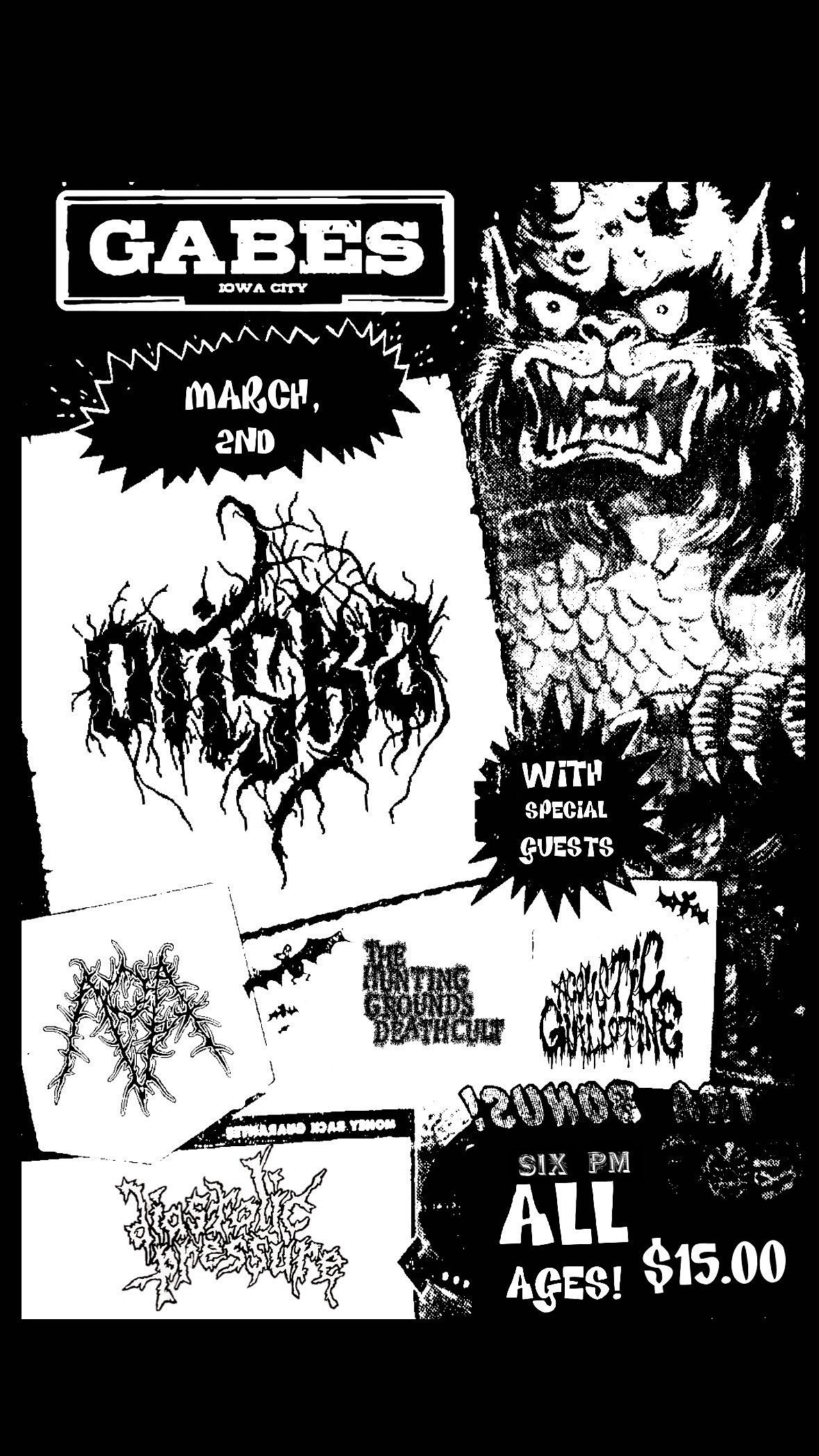 Oriska, Maul Of America, THGDC, Acoustic Guillotine, Diastolic Pressure ...