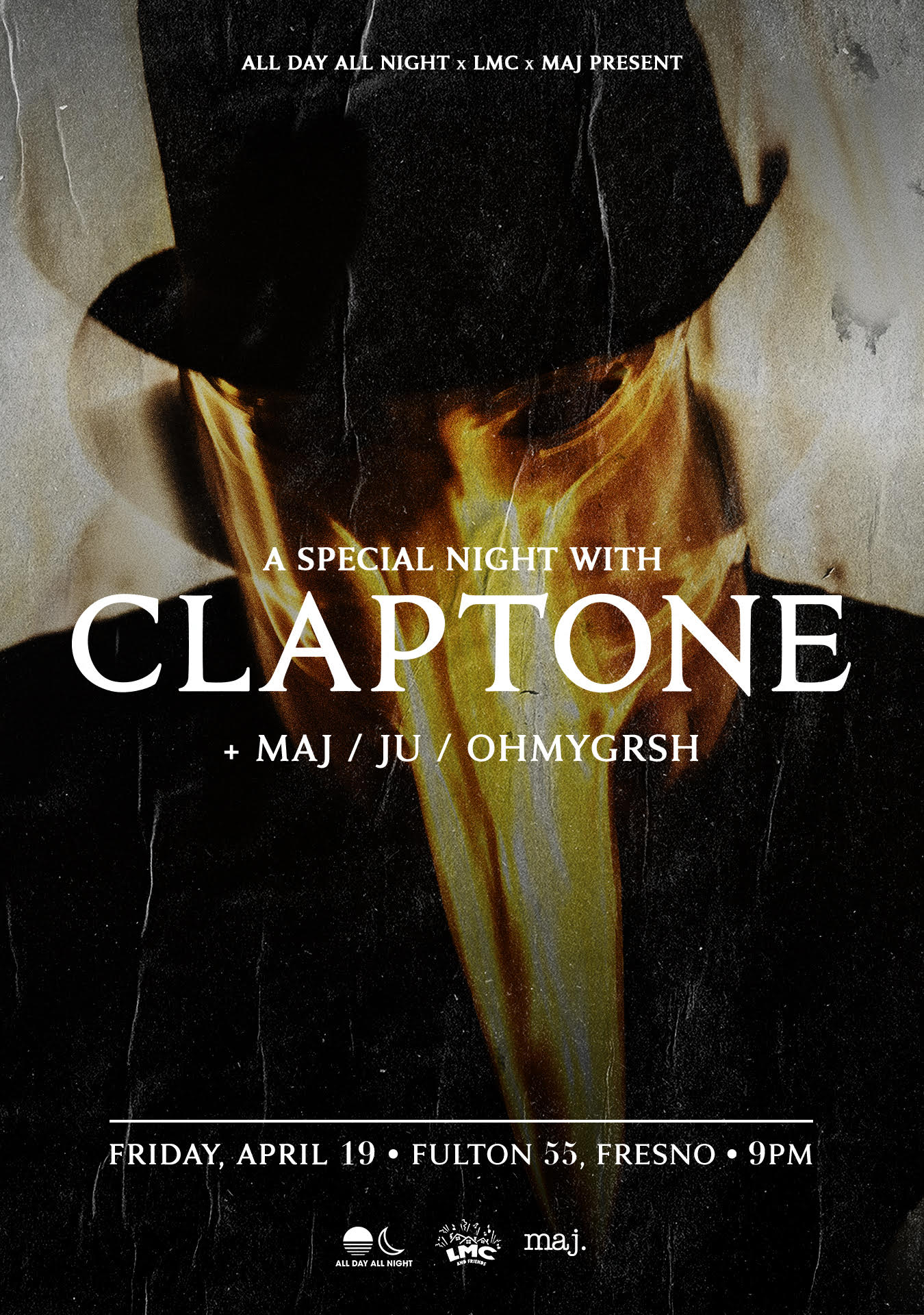 CLAPTONE at Fulton 55 Tickets at Fulton 55 in Fresno by All Day All ...