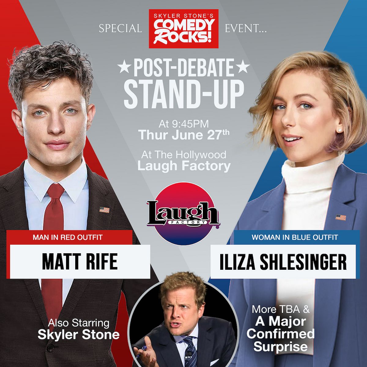 Skyler Stone Presents: Comedy Rocks Tickets at Laugh Factory Hollywood ...