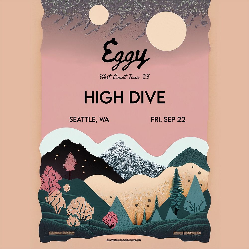 EGGY (2 sets!) Tickets at High Dive in Seattle by High Dive | Tixr