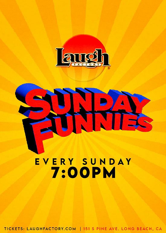 Sunday Funnies Tickets at Laugh Factory Long Beach in Long Beach by ...