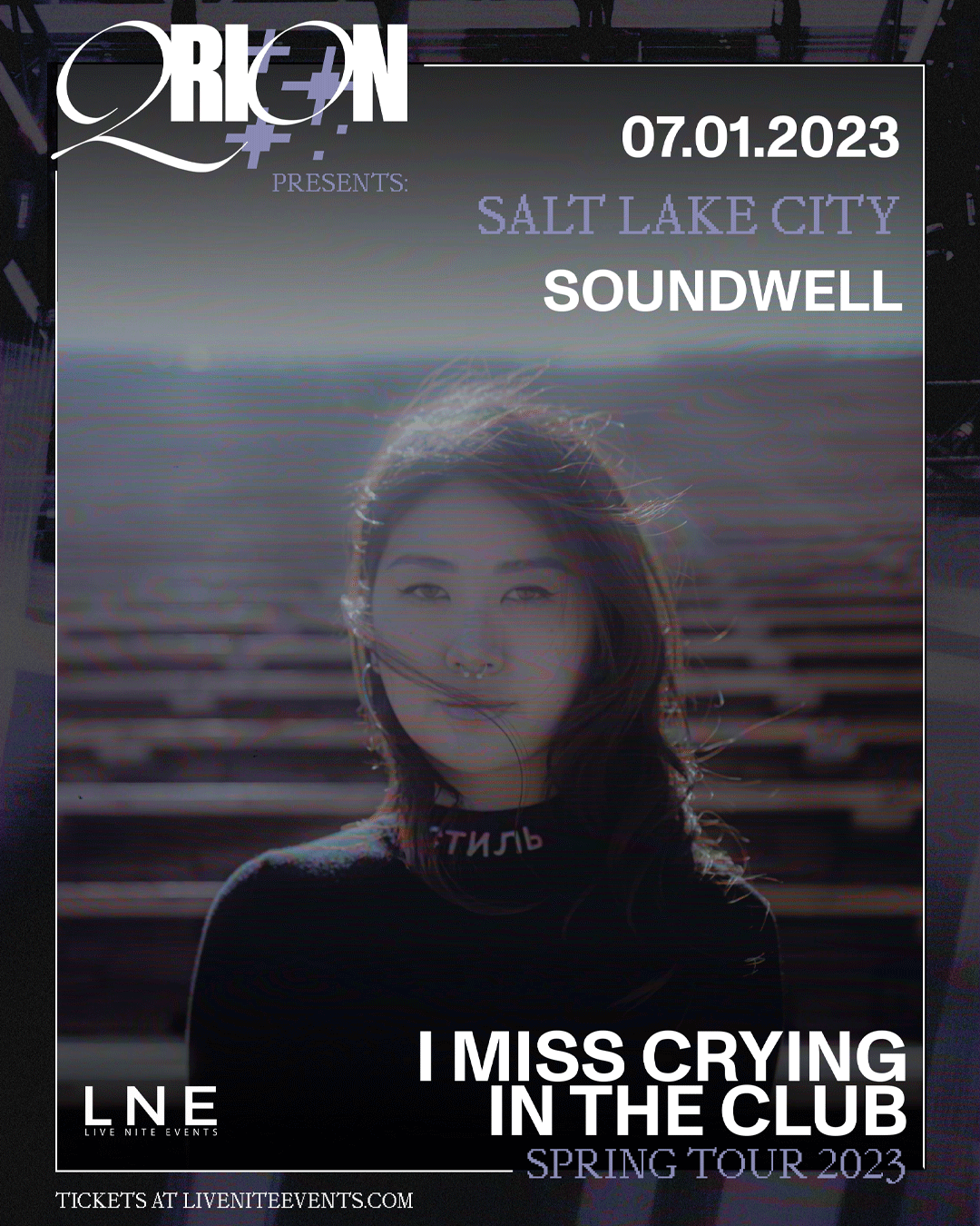 Qrion: I MISS CRYING IN THE CLUB at Soundwell Tickets at Soundwell in ...