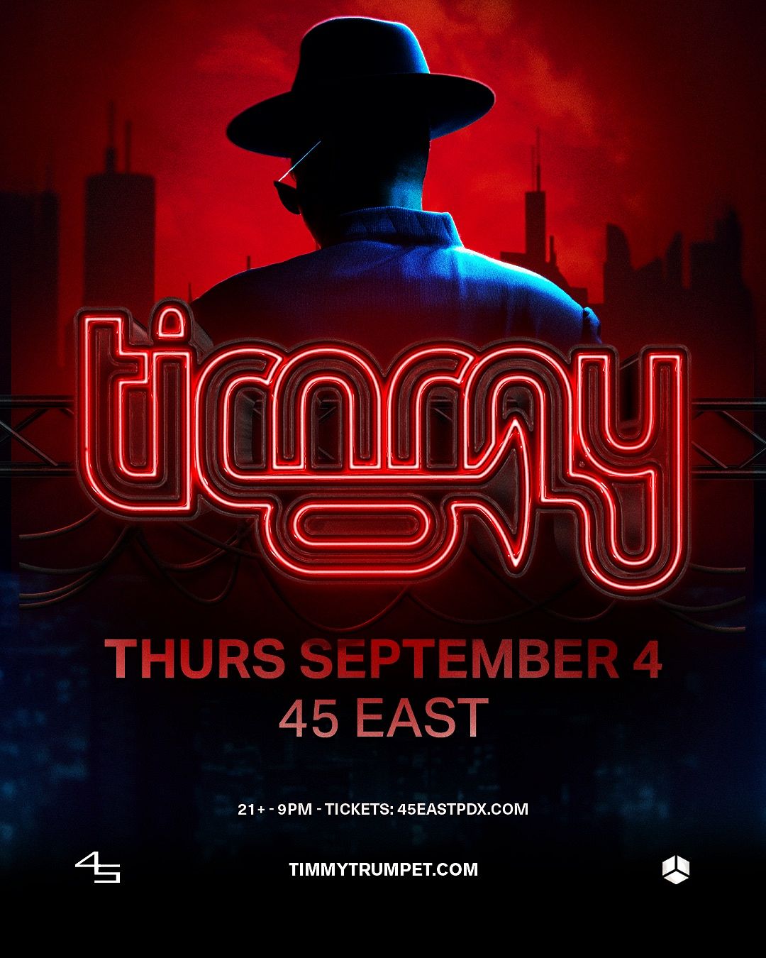 TIMMY TRUMPET Tickets at 45 East in Portland by 45 East | Tixr