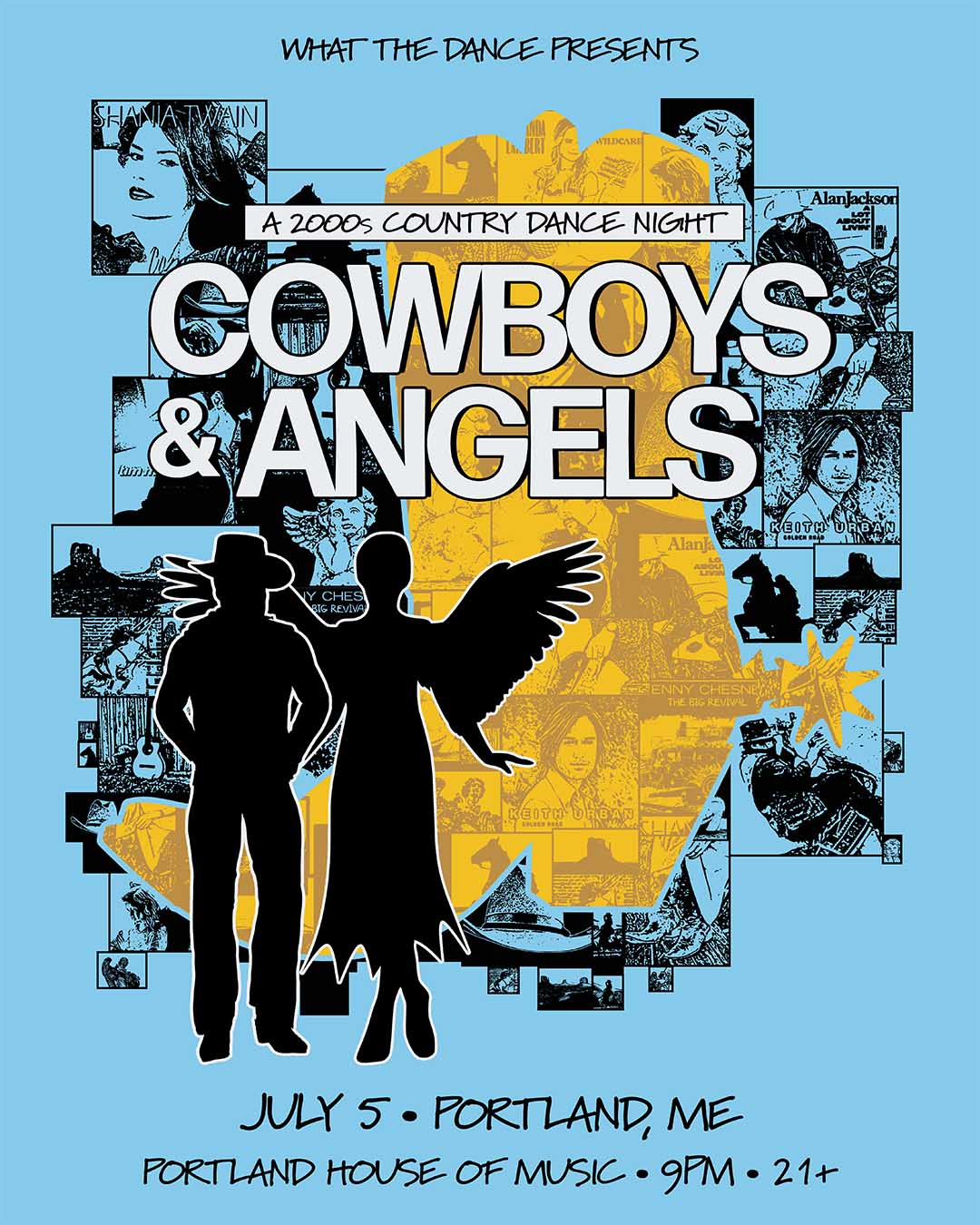 What The Dance Presents: COWBOYS & ANGELS: 2000s country dance night ...
