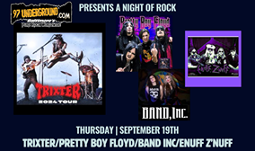 Trixter 2024 Tour Tickets at Backseat Events in Winchester by Backseat ...