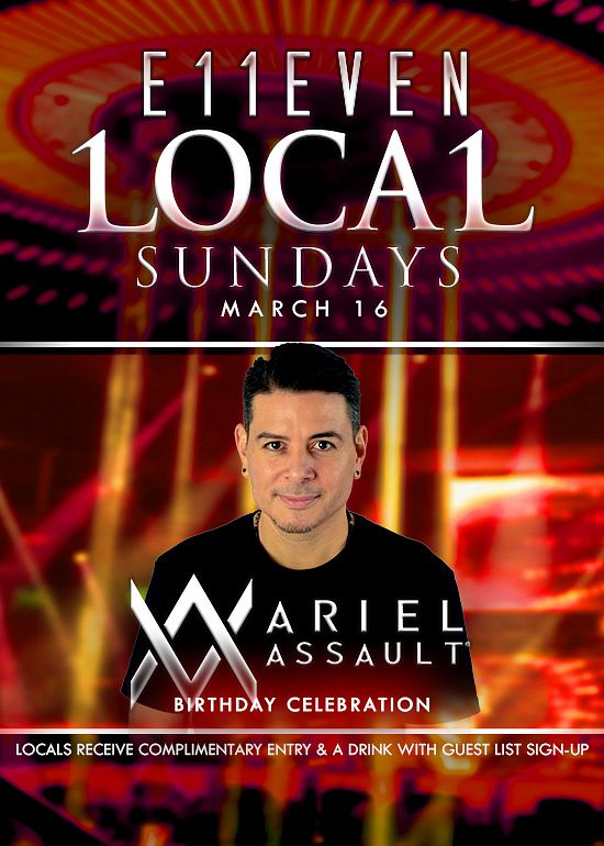 ARIEL ASSAULT Tickets at E11EVEN Miami in Miami by 11 Miami | Tixr