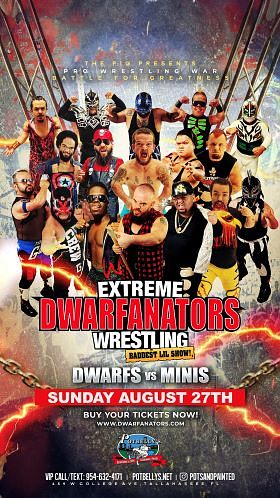 Extreme Dwarfanators Wrestling Tickets at Potbelly's in Tallahassee by ...