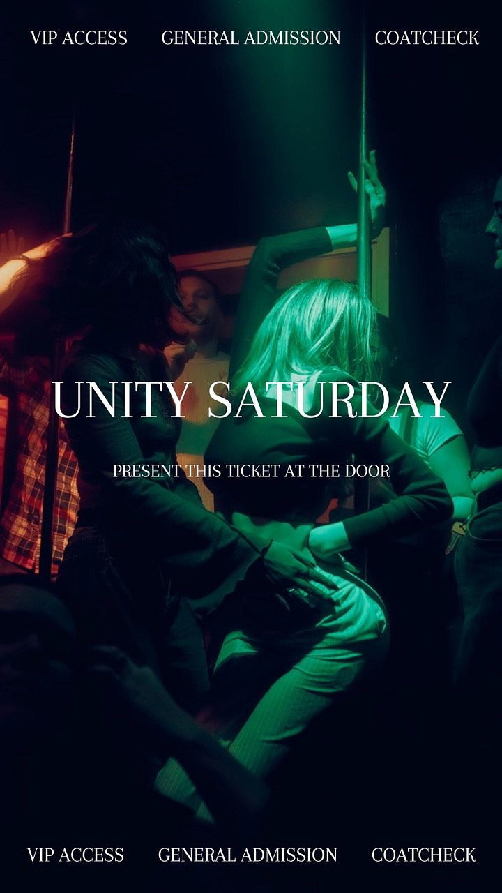 Unity - Saturday Tickets at Club Unity in Montréal by Club Unity | Tixr