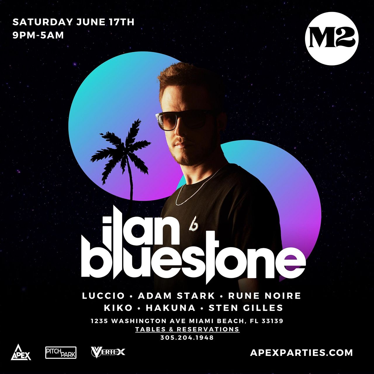Ilan Bluestone Tickets at M2 Miami in Miami Beach by M2 Miami | Tixr