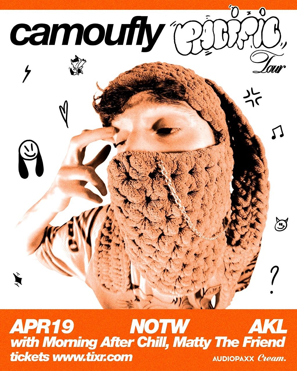 Cream Presents: camoufly Tickets at Neck Of The Woods in Auckland by ...