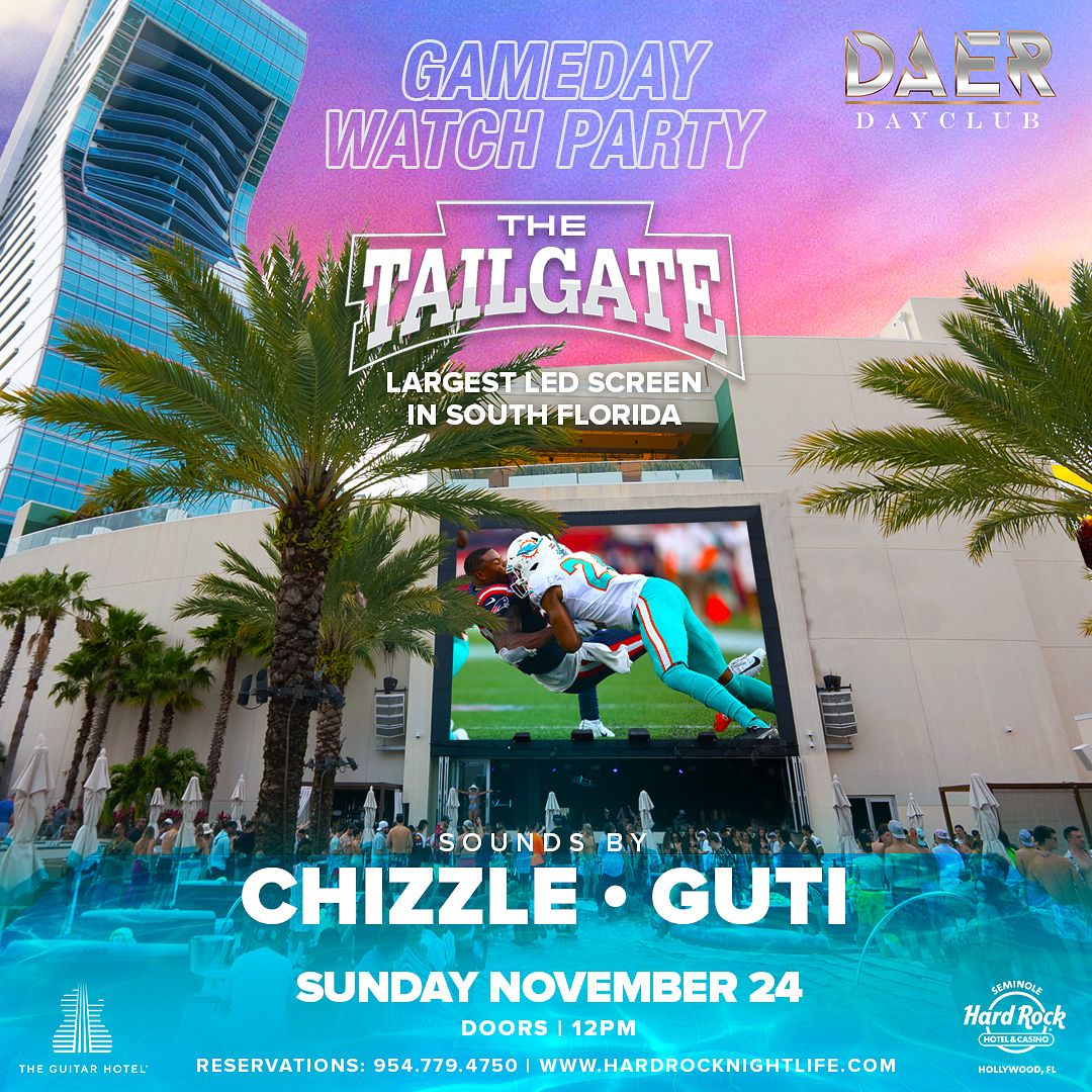 Sunday Chizzle + DJ Guti | DAER Dayclub Tickets at DAER Dayclub South ...