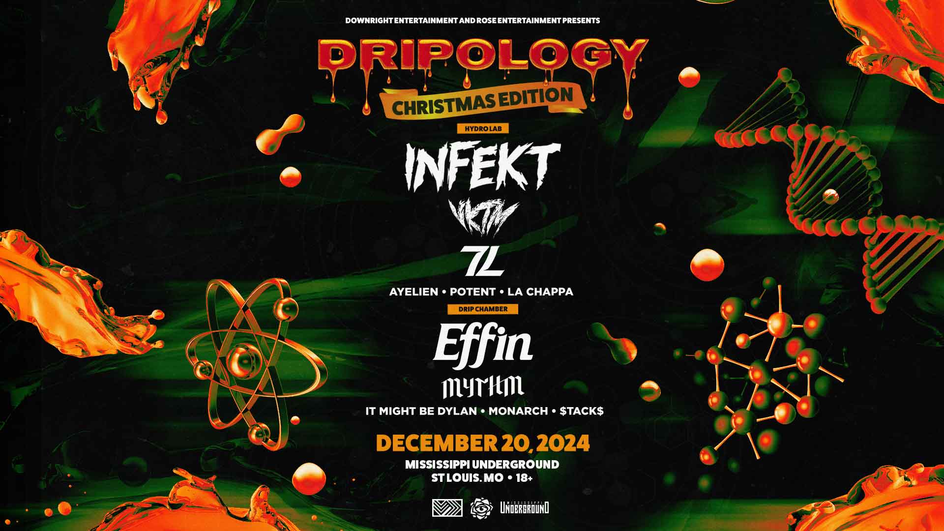 Dripology Xmas Edition w/ Infekt VKTM EFFIN MYTHM Tickets at ...