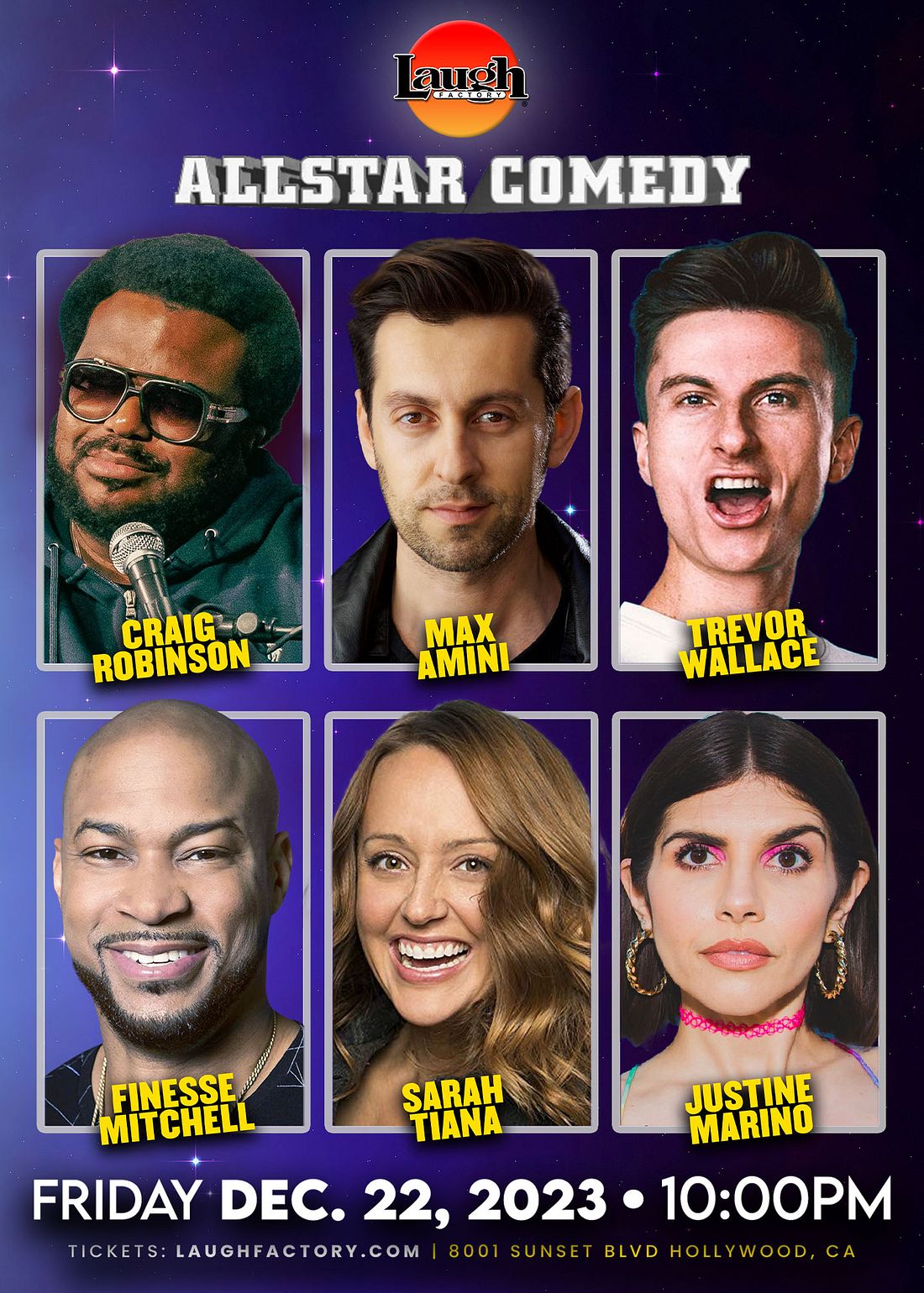 Laugh Factory All Stars! Tickets at Laugh Factory Hollywood in Los ...