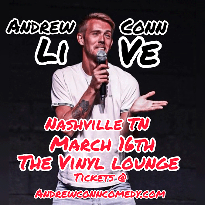 Andrew Conn Tickets At The Vinyl Lounge In Nashville By The Vinyl Lounge Tixr