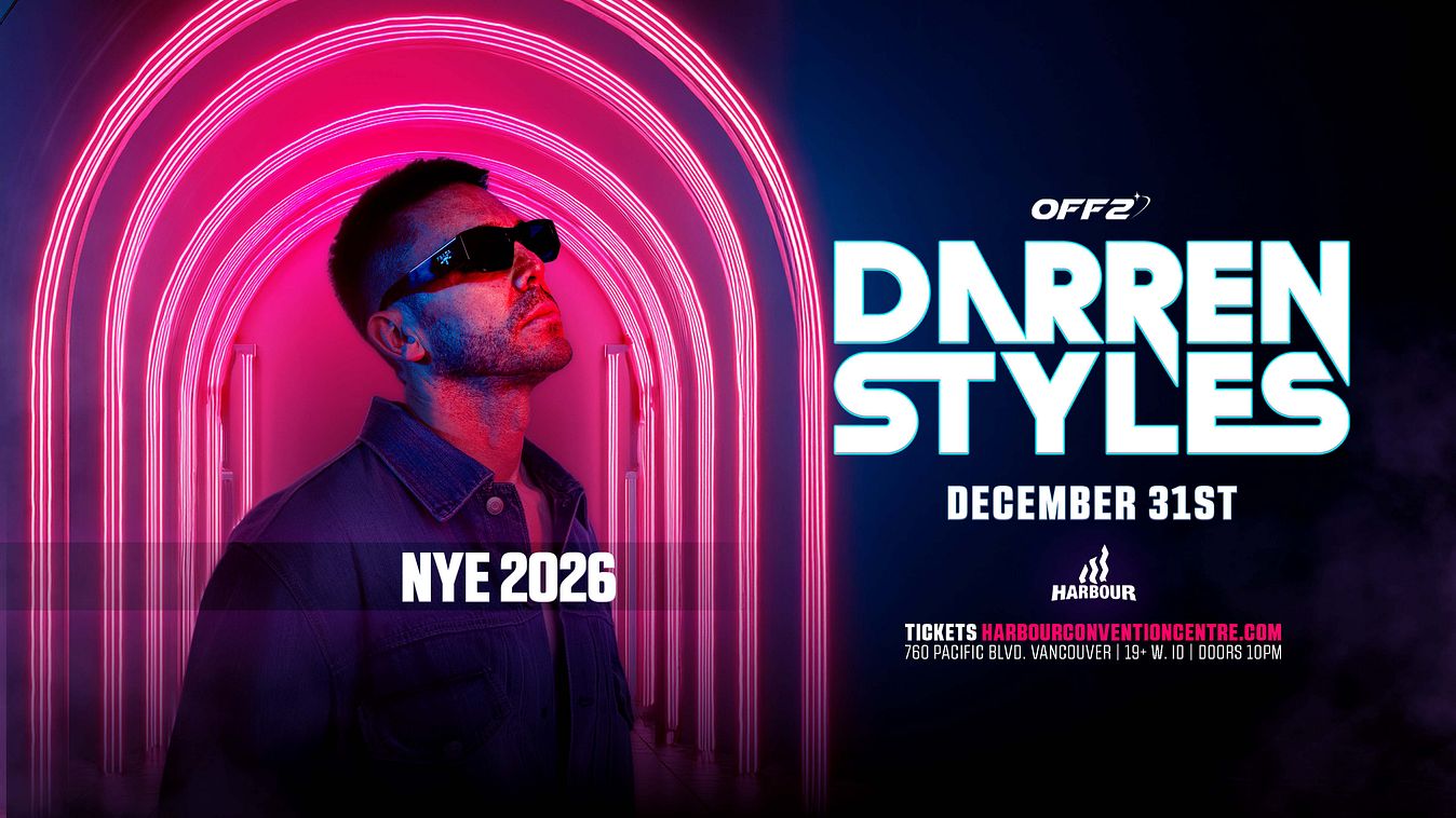 DARREN STYLES NYE 2026 Tickets at Harbour Event & Convention Centre in ...