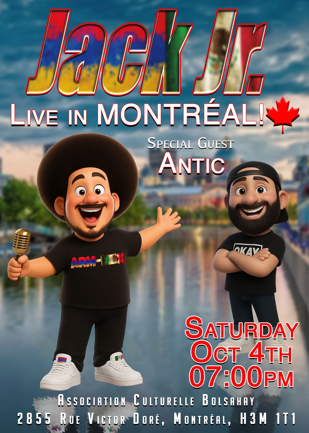 JACK JR LIVE in MONTREAL! Tickets at Association Culturelle Bolsahay in ...