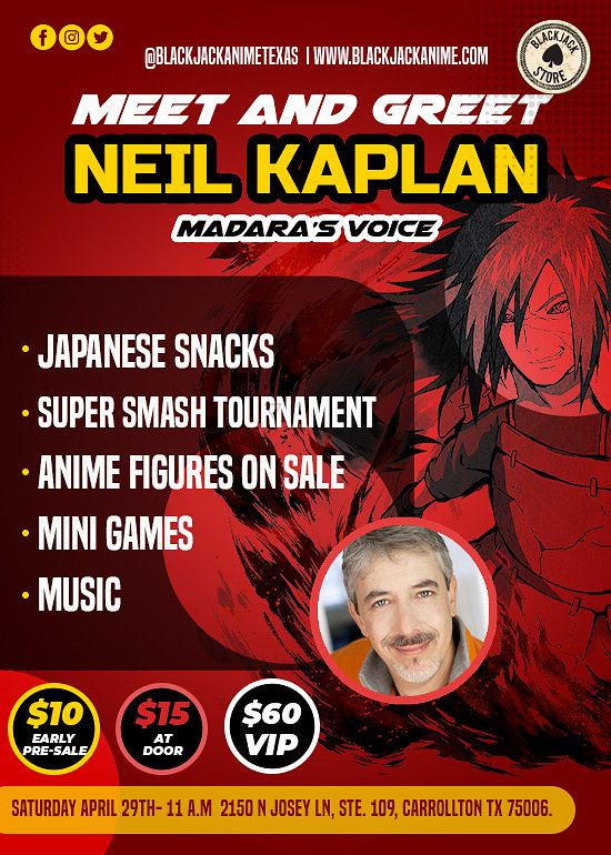 Neil Kaplan Meet & Greet Carrolton Texas APR 29 Tickets at Blackjack ...