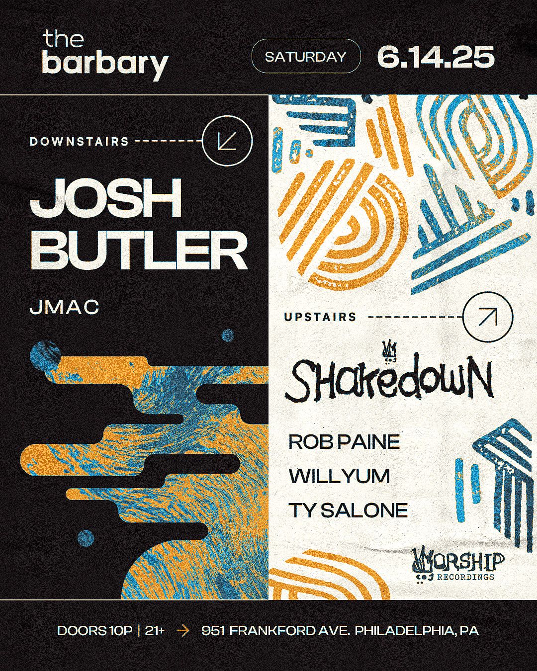 JOSH BUTLER / THE SHAKEDOWN / JMAC Tickets at The Barbary in ...