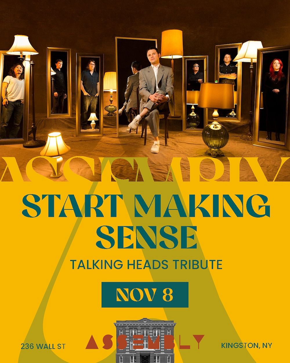 Start Making Sense: Talking Heads Tribute Tickets at Assembly in Kingston by Assembly | Tixr