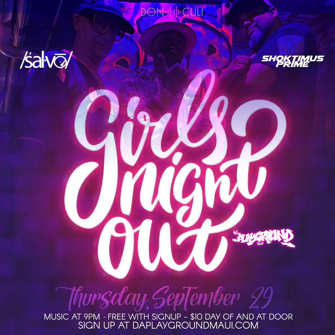 GIRLS NIGHT OUT Tickets at da Playground Maui in Wailuku by Da ...